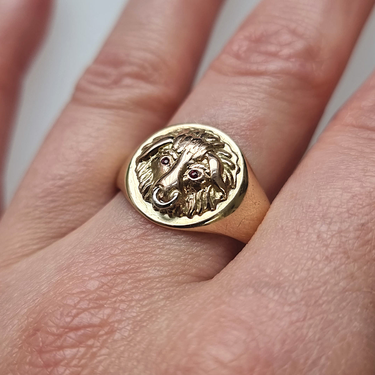 Vintage 9ct Gold Bull Ring – Jeremy Silverthorne Fine Jewellery Co.